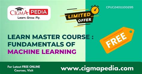 Learn Master Course Fundamentals Of Machine Learning Free Udemy Course Cigma Pedia