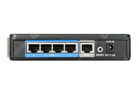 Back Panel Of Network Router Net Technology Computer Port Png