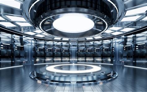 Sever Racks And Data Center Big Data And Cloud Computing Concept 3d