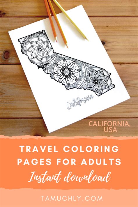 Coloring Pages California Usa Map Adult Coloring Pages Coloring