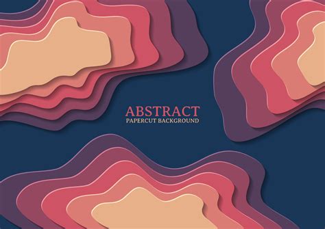 Abstract Papercut Design Background With Overlap Layer 6045830 Vector Art At Vecteezy