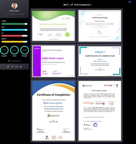 Github Habib7442react Portfolio Created A Personal Portfolio Using