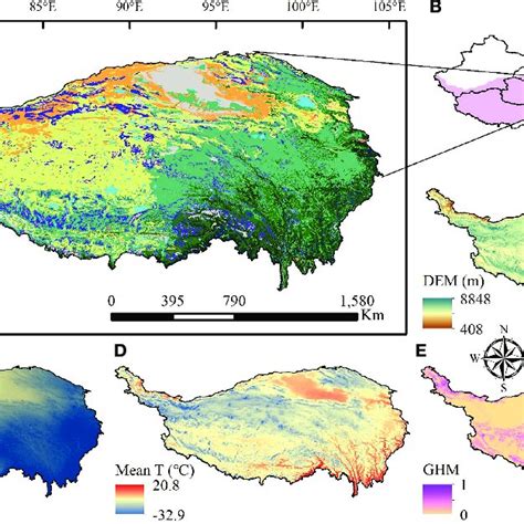 Spatial Distribution Of Vegetation Types Topographic And Climatic Download Scientific Diagram