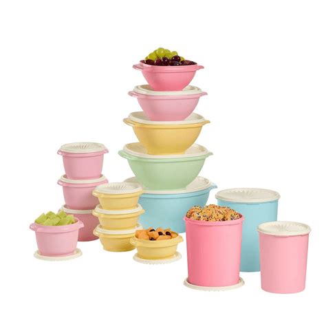Tupperware Heritage Collection Food Storage Containers 32 Piece Set Airtight
