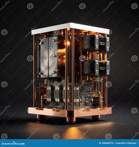 Small But Powerful Desktop Quantum Computer Stock Illustration Illustration Of Factor High