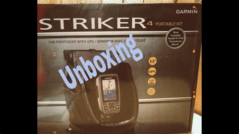 Garmin Striker 4 Portable kit Unboxing and Assembly!!! - YouTube