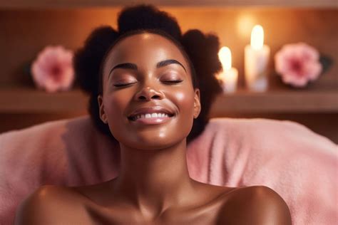 Black Woman Enjoying Body Massage Free Photo Rawpixel
