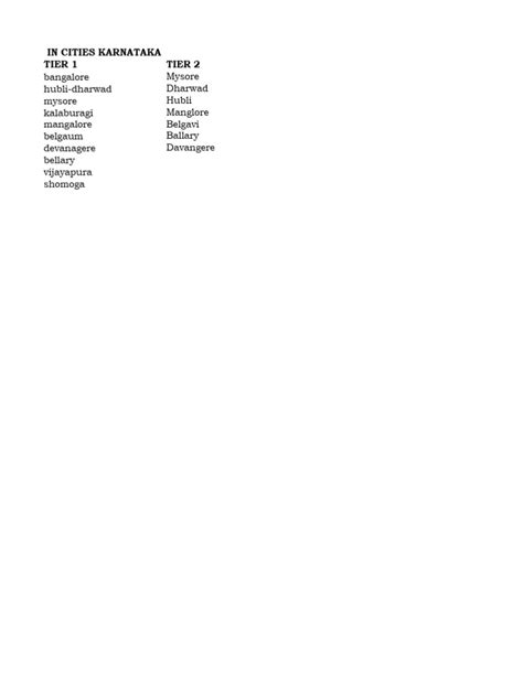 Tier Of Classification Pdf