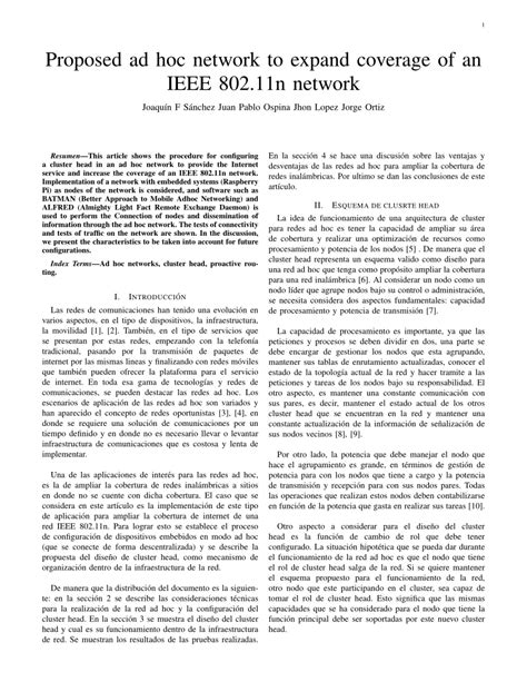 Pdf Proposed Ad Hoc Network To Expand Coverage Of An Ieee 80211n Network
