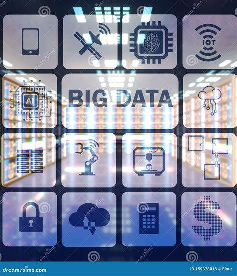 big data computing concept of modern it technology stock illustration illustration of computer