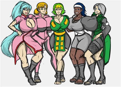 Sexy Female Naruto Ocs Colored By Naruhinafanatic On Deviantart