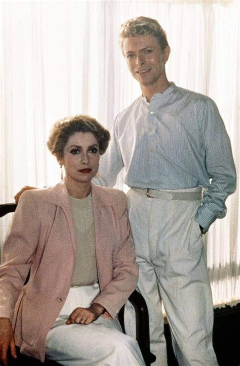 30 Photos Of David Bowie And Catherine Deneuve On The Set Of The Film