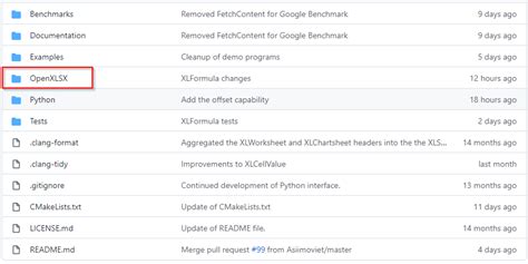 OpenXLSX Exports Hpp Is Missing Issue 63 Troldal OpenXLSX GitHub