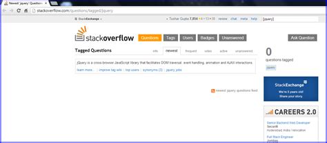 Why JQuery Tag Question Are Not Showing Meta Stack Exchange