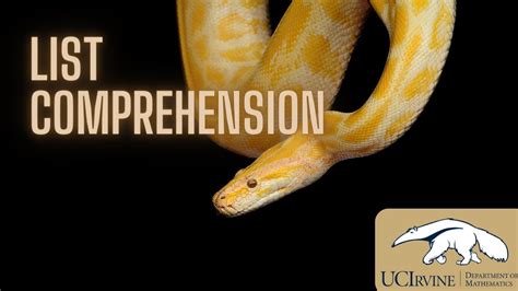 List Comprehension Pythonic Code Part 1 Youtube
