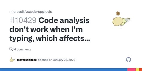 code analysis don t work when i m typing which affects experience and