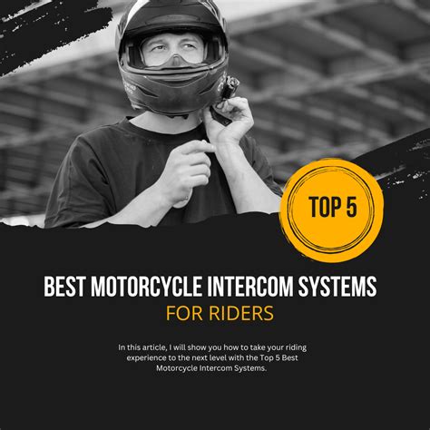 Top 5 Best Motorcycle Intercom Systems For Riders Motorcycle Gear