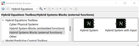 Introduction To The Simulink Based Hybrid Equation Simulator Hybrid