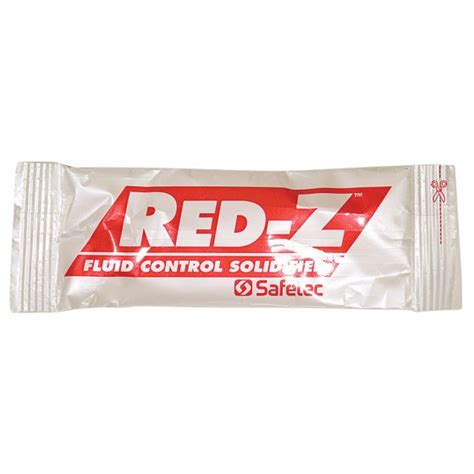 Red Z Solidifier Safetec Body Fluid Solidifier 0 75 Oz 100 Per Box