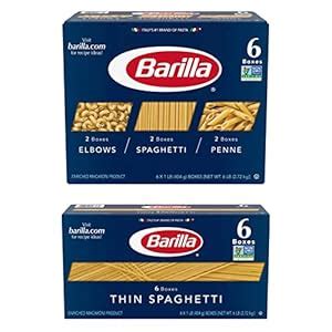 Barilla Pasta Variety Pack 6 Pack Grocery And Gourmet Food