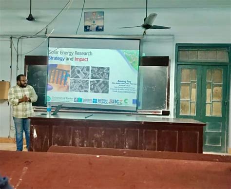 Anurag Roy On Linkedin University Thankyou Solarenergy Collaboration Opportunities Seminar…