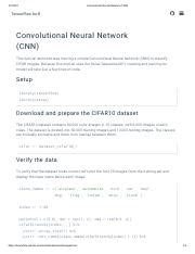 Convolutional Neural Network CNN Pdf Convolutional Neural Network CNN TensorFlow For
