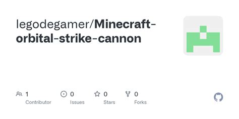 Minecraft Orbital Strike Cannonplayercannonv1mcstructure At Main