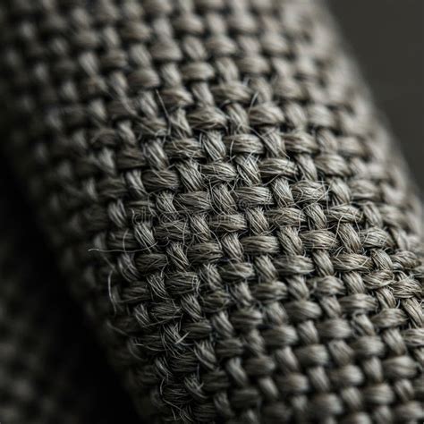 Close Up Of A Woven Textile Showing A Detailed Interlocking Pattern The Fabric Has A Stock