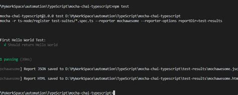 Test Automation Using Mocha Chai And Typescript Code With Mmak