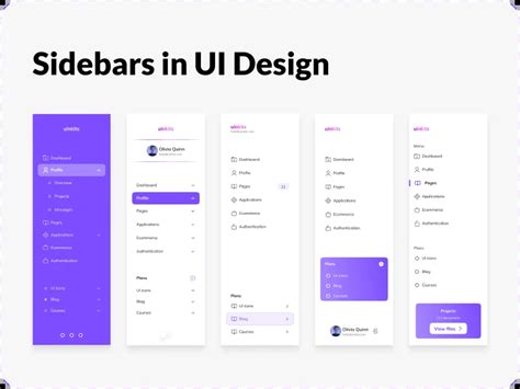 Sidebars What Are Sidebars In Ui And How To Use Them