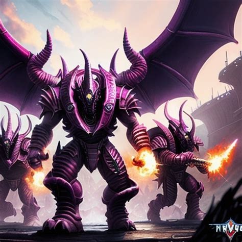 Typed Tyranids Into An Ai Art Generator Got This Rtyranids