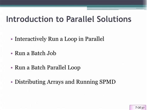 Ppt Matlab Parallel Computing Toolbox Powerpoint Presentation Free