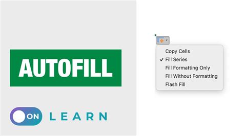Autofill In Excel Numeroteaza Tabele Creaza Liste YouTube