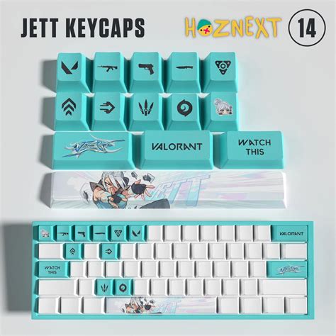 Jett Custom 29 Keycaps Jett Keyboards Keycaps Valorant Keycaps Hoznext