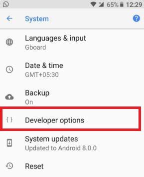 How To Enable Quick Settings For Developers In Android Oreo