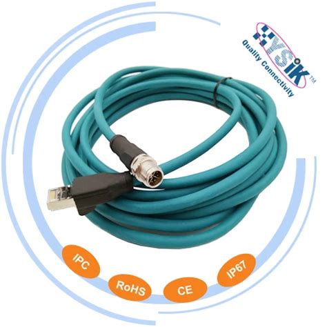 Customized Profibus Profinet Flange Socket Connector X Code Extension