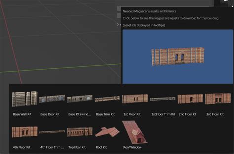 Creating Megascans Buildings Scenecity 20x Documentation