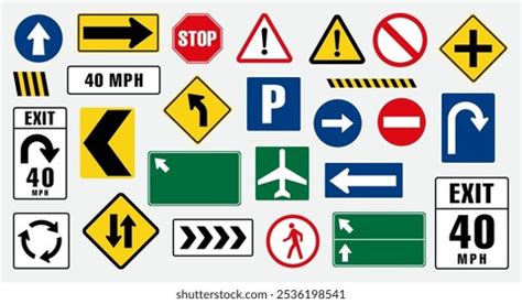 Road Sign Vector Traffic Sign Icon Stock Vector Royalty Free