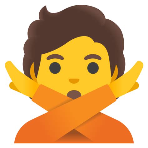 🙅 Person Gesturing No Emoji Meaning And Usage