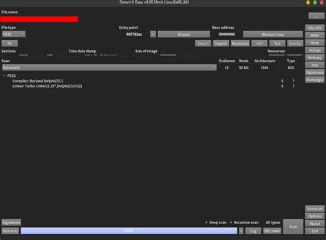 gui has some problems · issue 126 · horsicq detect it easy · github