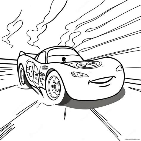 Cars Lightning Mcqueen Coloring Pages Molon Printable