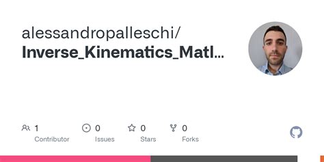 Github Alessandropalleschi Inverse Kinematics Matlab Toolbox