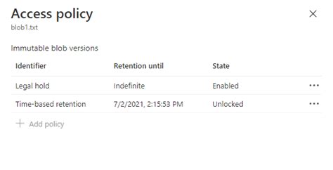 Immutable Blobs Inside Azure Storage Worm Microsoft Community Hub