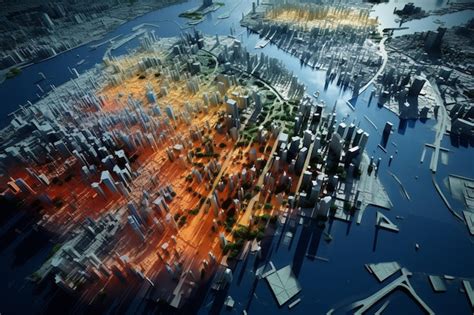 Premium Photo Gis Spatial Analyst Analyzing And Modeling Generative Ai