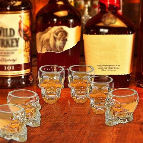 Bar Krystal Kraniet Kop Shot Glas Kop Vodka Whisky Glas Kraniet Hoved Vin Gennemsigtig Hjem