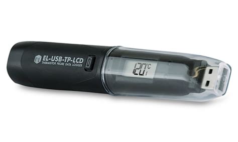 EL USB TP LCD Thermistor Probe Data Logger With LCD Alpha Controls Instrumentation Inc