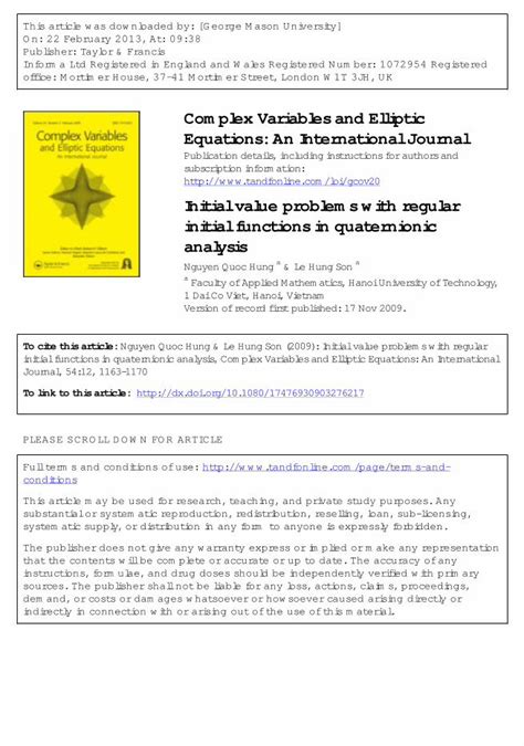 Pdf Initial Value Problems With Regular Initial Functions In