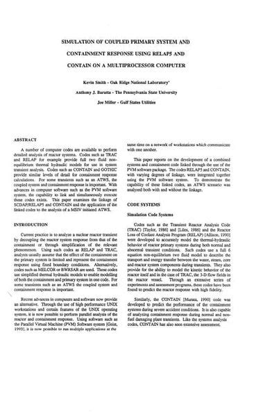 solving reactor water clean up system anomalies using relap5 mod33 pdf