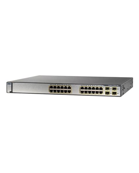 Shop Cisco Catalyst 3750g 24 Ports 10 100 1000 4 Ports Sfp Ipv6 Ethernet Switch Sibbex