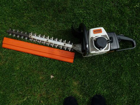 Stihl HS AV Electronic Petrol Hedge Trimmer Blade With Guard In Castleford West